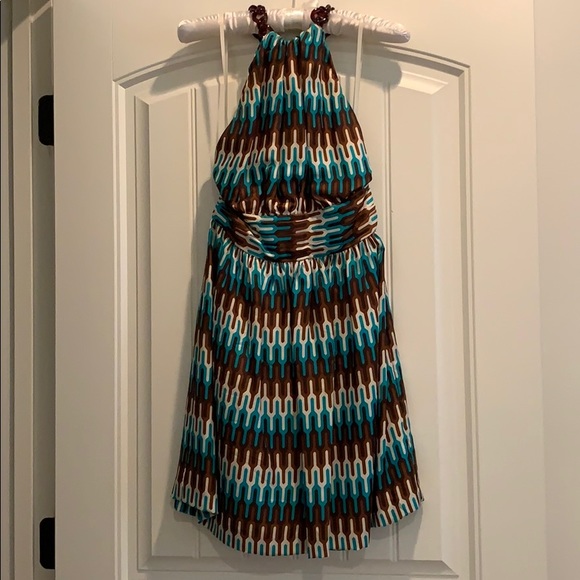 Milly | Dresses | Milly Halter Dress With Necklace Detail | Poshmark